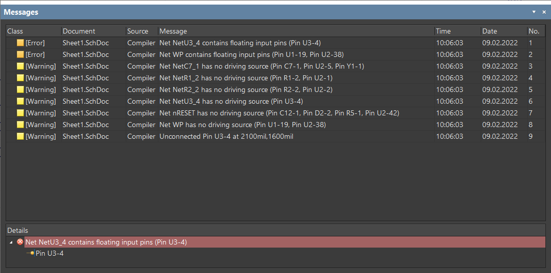 Running a Schematic Validation Check | Altium App StartPage